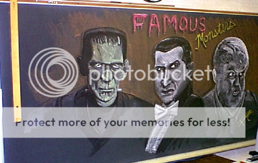 Halloween chalk drawing 2010 | Halloween Forum