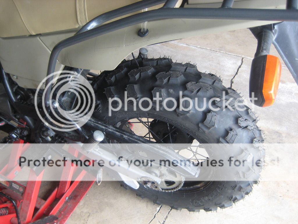 TW Run Flat Rear Tires! | TW200 Forum